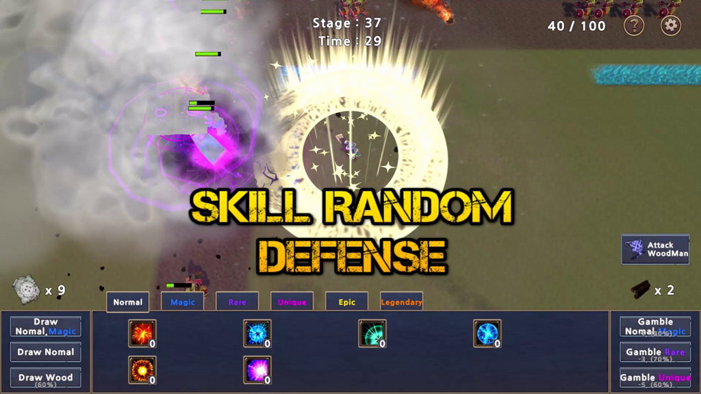 스킬 랜덤 디펜스 (Skill Random Defense) | STOVE 스토어