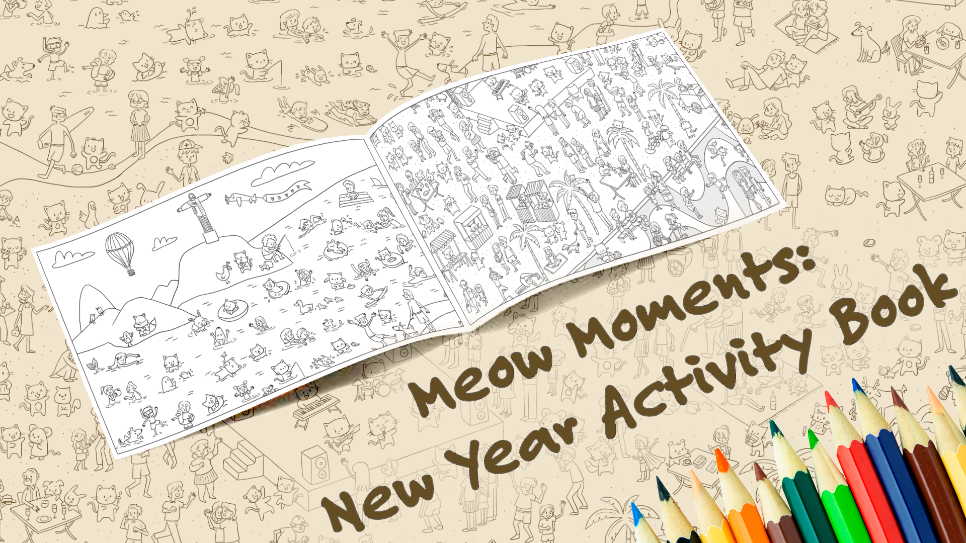 Meow Moments: New Year Activity Book | STOVE Store