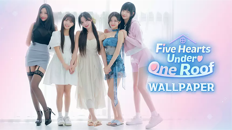 Five Hearts Under One Roof Wallpaper | STOVE Store