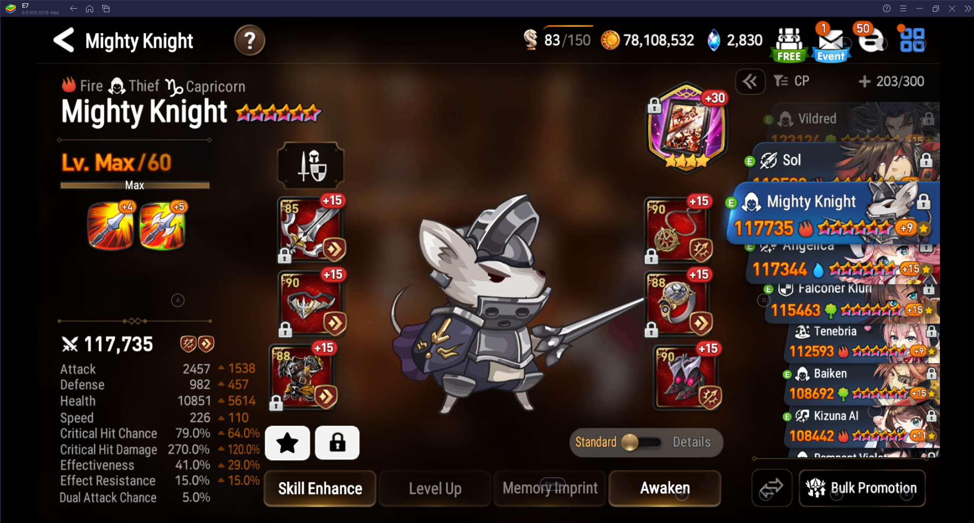 My mighty strong son