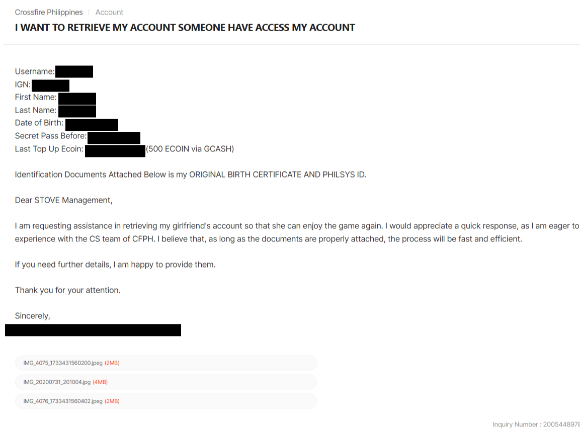 FOLLOW UP FOR MY REQUESTED TICKET ON CUSTOMER SERVICE
