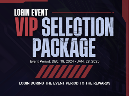 VIP Selection Package Login Event