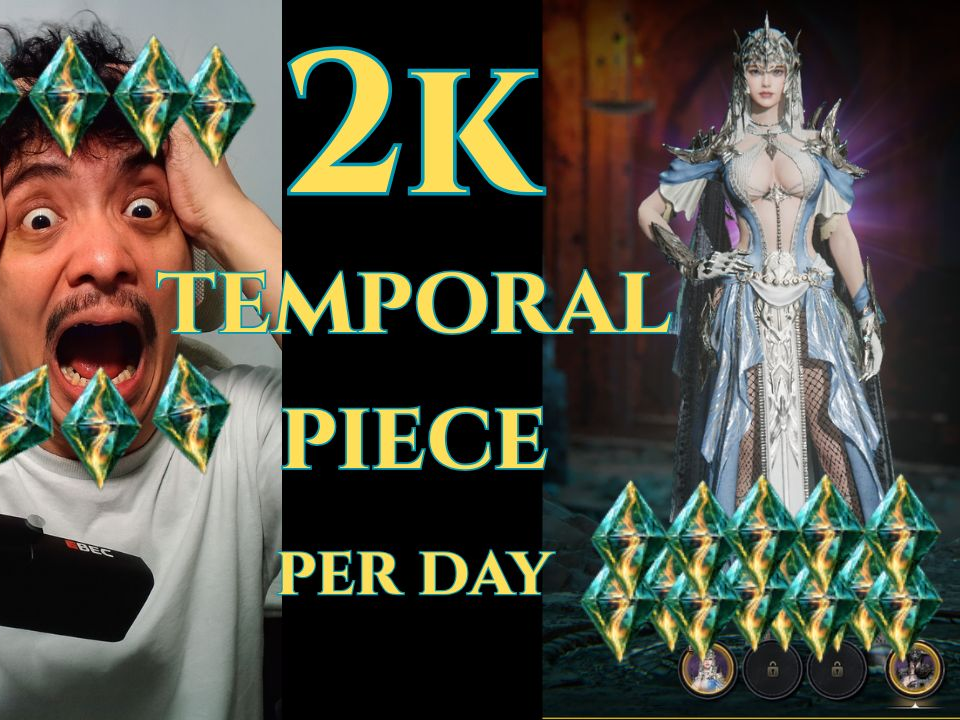 Farm at least 2k Temporal Crystal per day!
