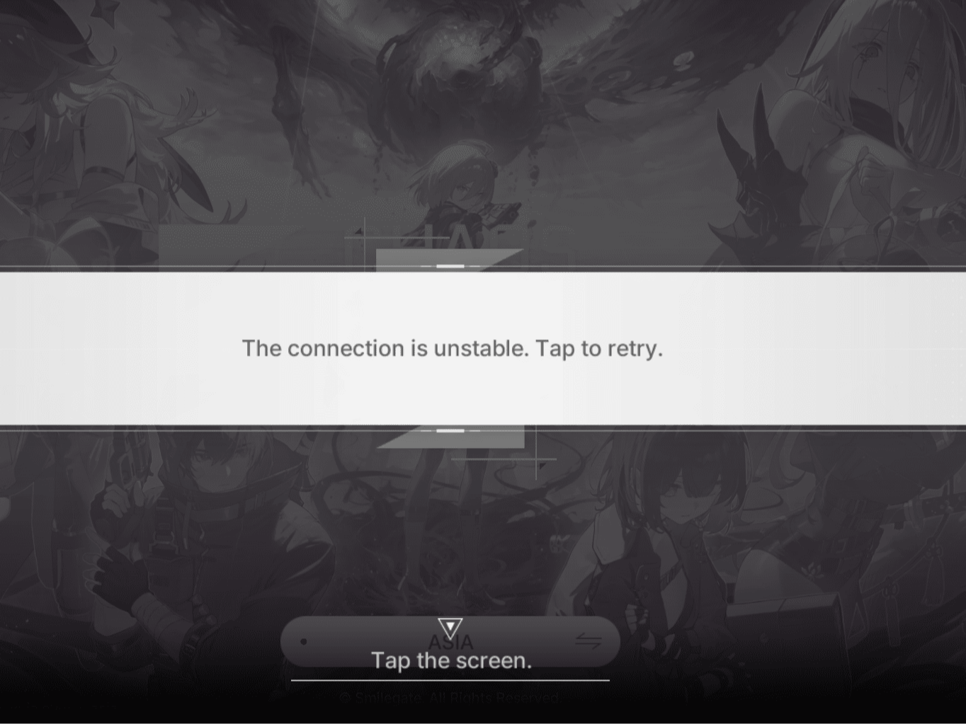 Can't Login Unstable Connect