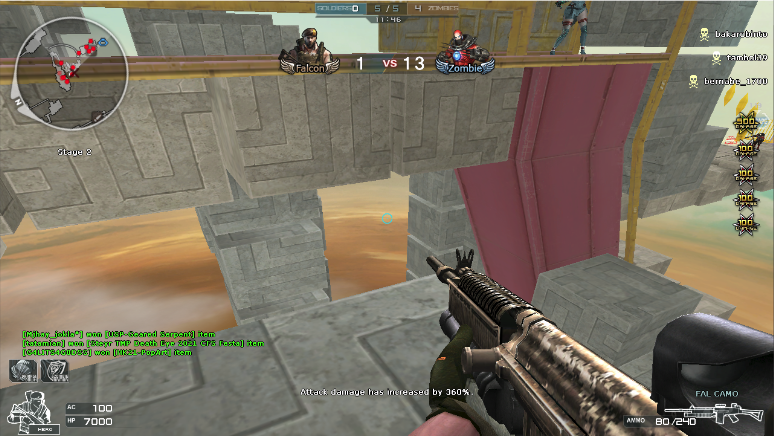 Addressing Hero's HUD, POV, Ammunition, and HP Issues in Zombie Modes.