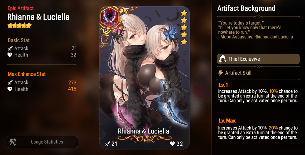 Haste and Rhianna & Luciella Drop Rate Up