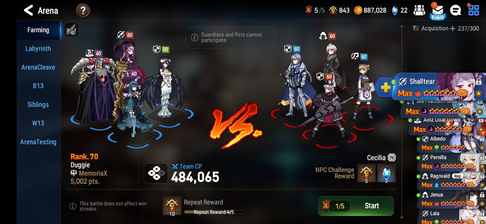 [Epic Seven x OVERLORD] Team Assemble! Hey, You! Become My Companion! Event