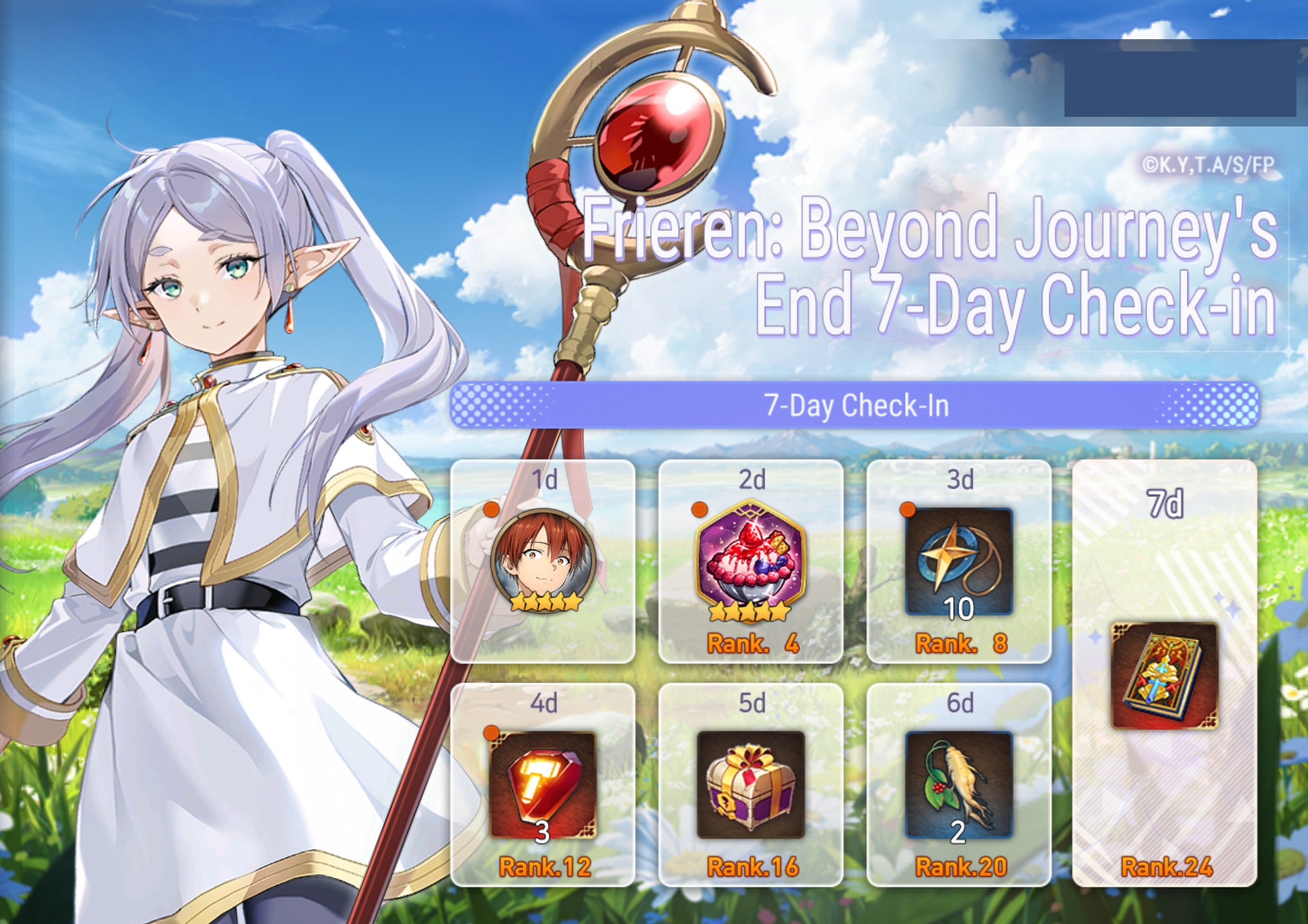 Epic Seven x Anime "Frieren: Beyond Journey's End" Crossover Special Event