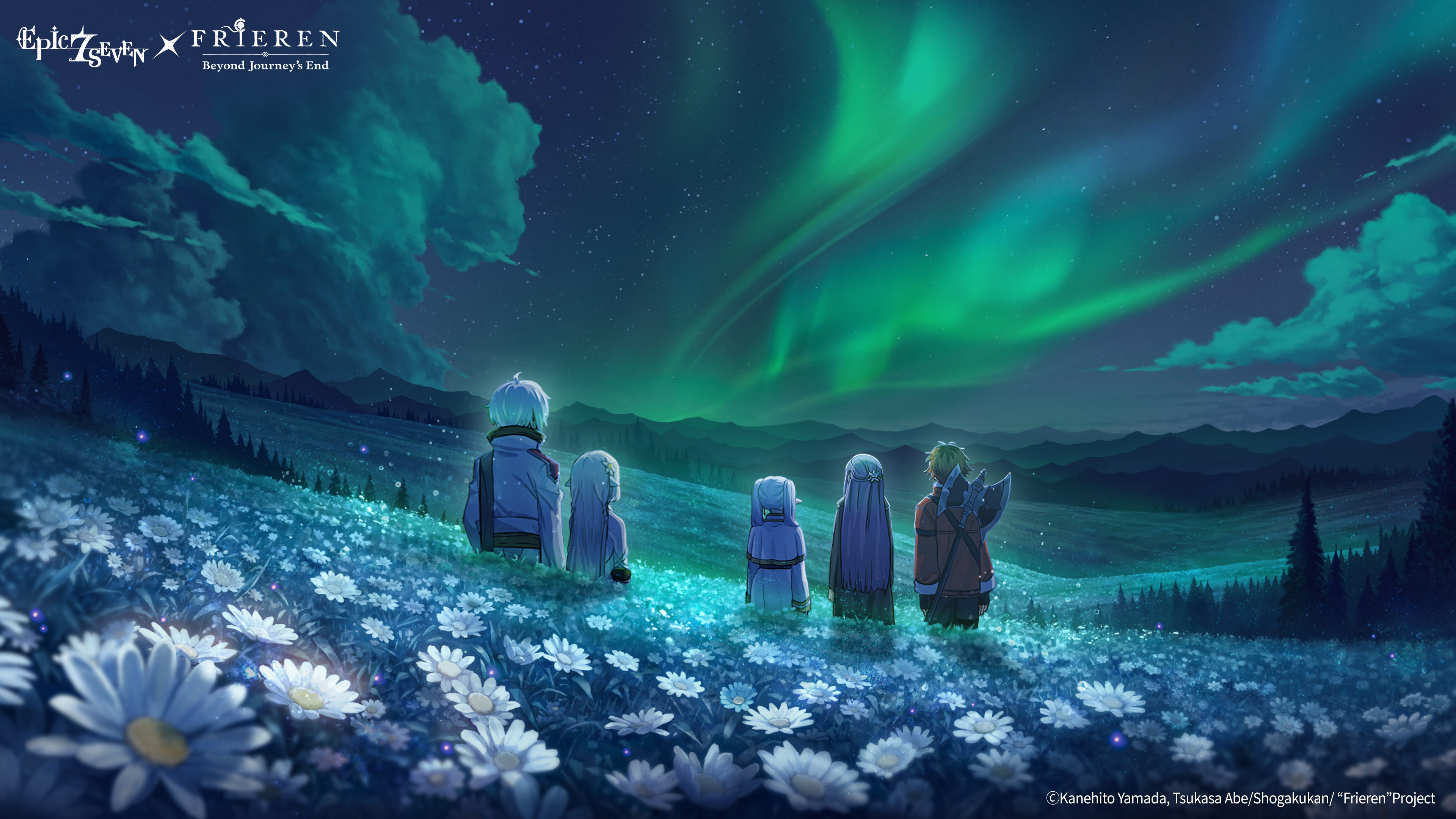 pic Seven x Anime "Frieren: Beyond Journey's End" Crossover Week 3 Wall ...