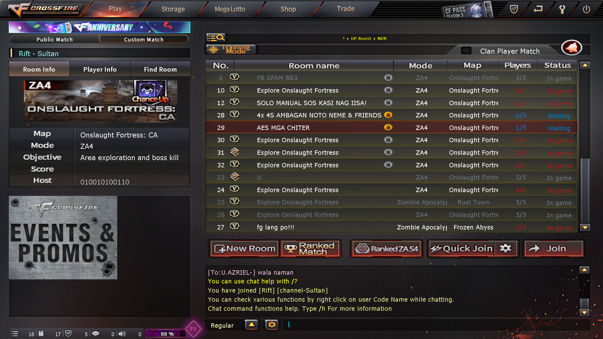 ZA4 CHEATER/MACRO DMG
