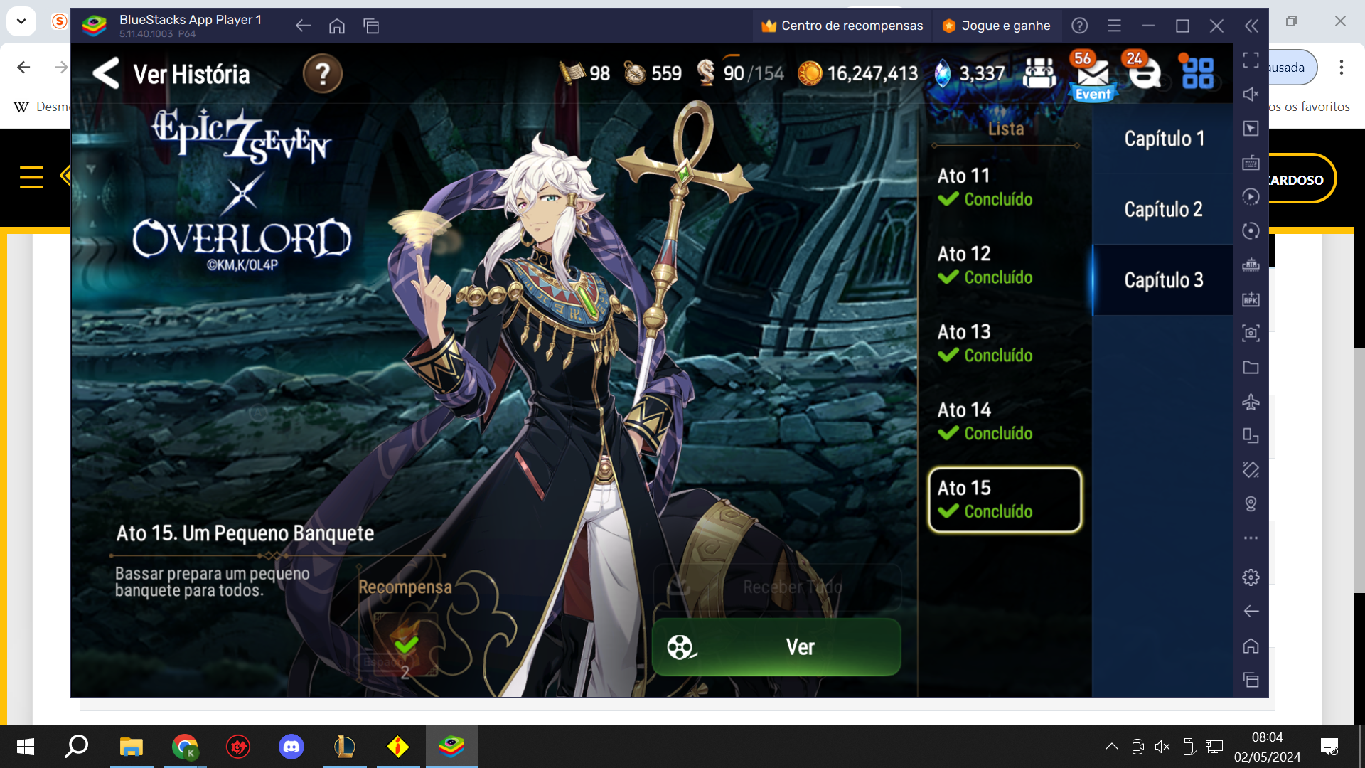 Epic Seven x OVERLORD Collaboration! Side Story Screenshot Event