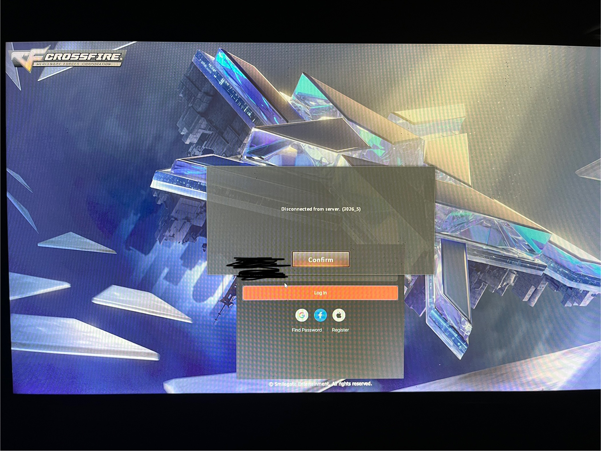 Cant open my account