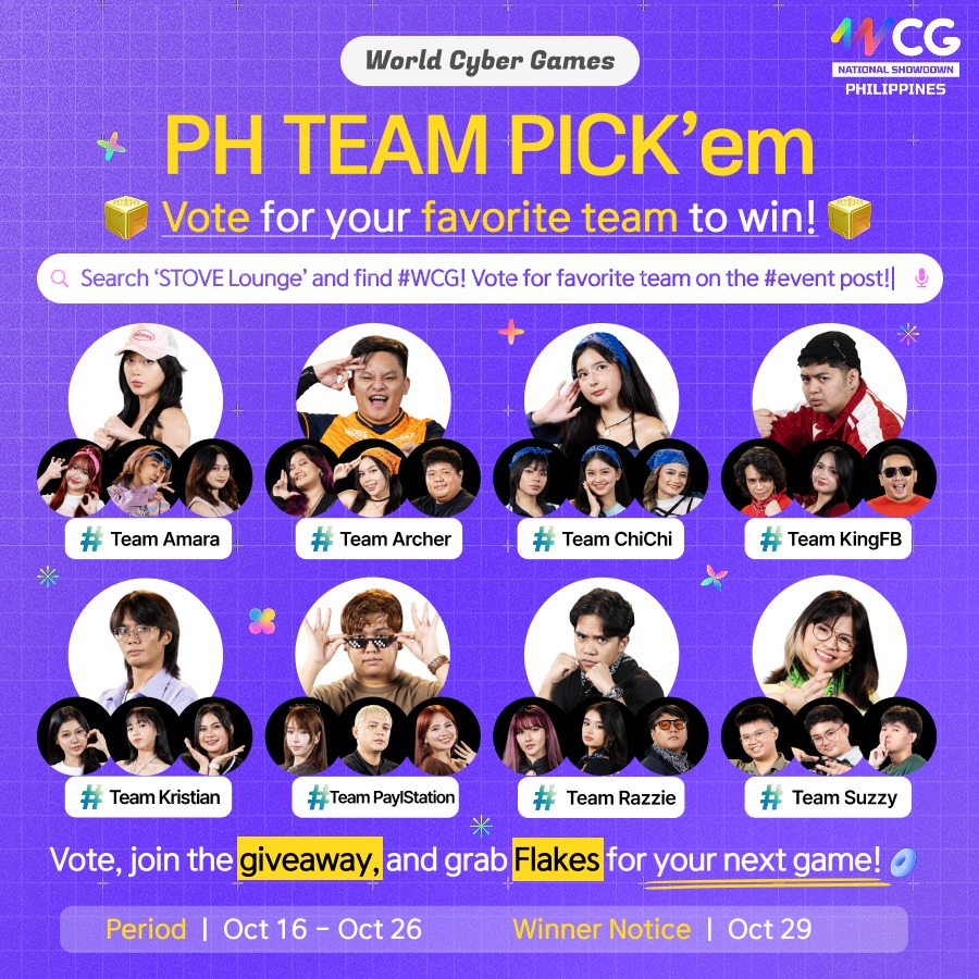 WCG2025 National Showdown PH Pick’em