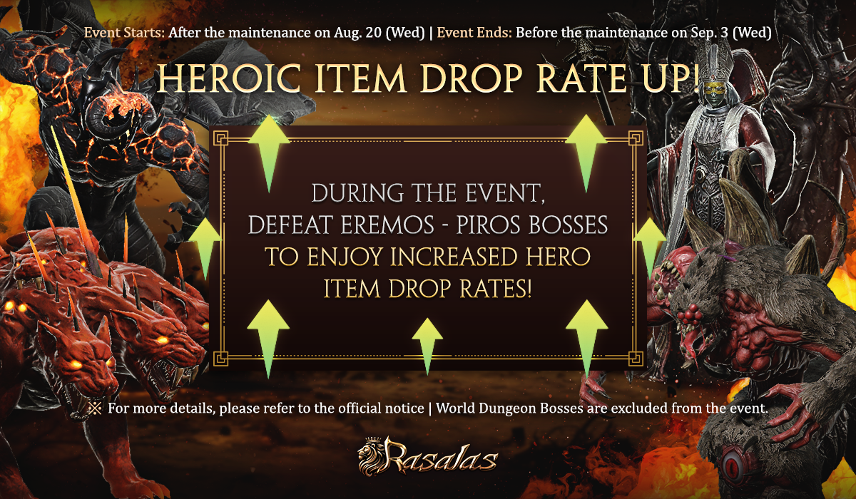 Boss Monster Drop Rate Event