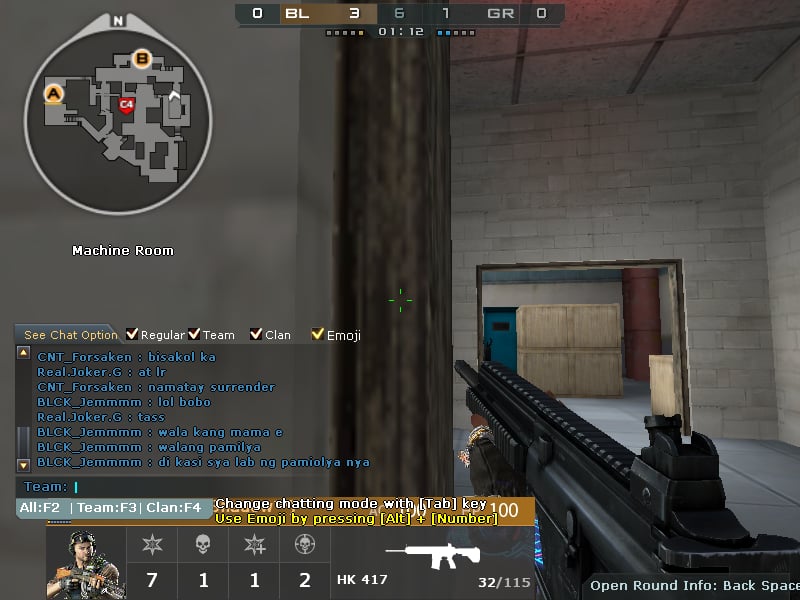 Using foul, Offensive, Vulgar words to harass other players