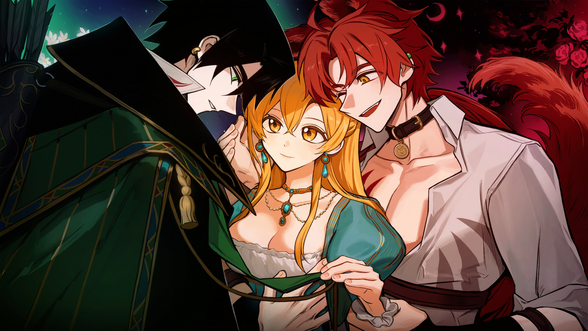 스포일러 주의) 무료 DLC CG를 통해 본 다중 캐릭터 루트