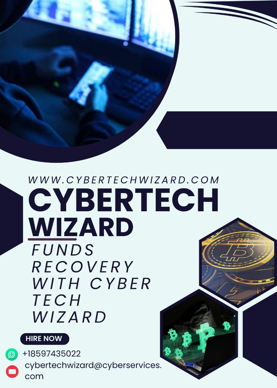 GET IN TOUCH WITH CYBER TECH WIZARD TO RETRIEVE USDT/ETH/ BITCOIN