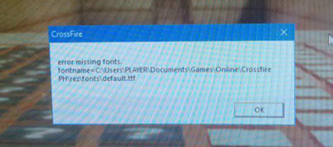 [Guide] Missing Fonts Error