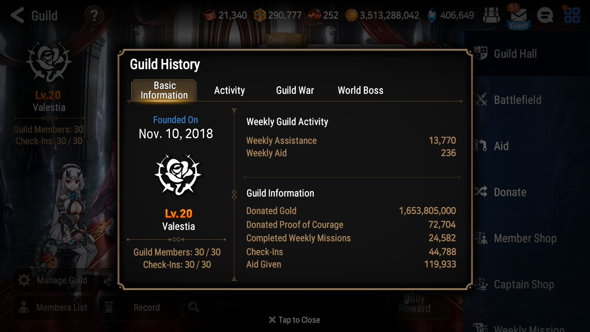 Deiji / Valestia / Asia / always active since year 2018