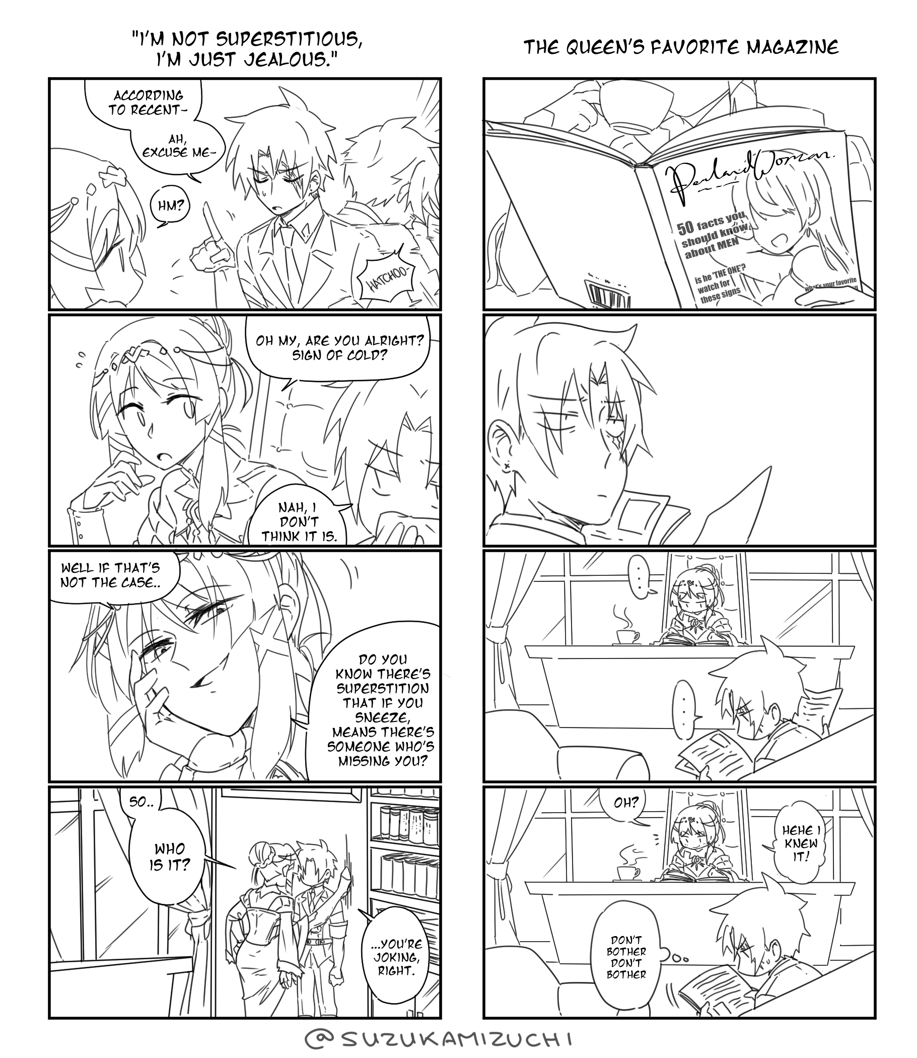 Unofficial 4-cut Cartoon (Riolet Lilias)