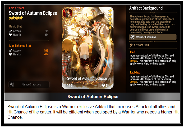 Arunka and Sword of Autumn Eclipse Drop Rate Up