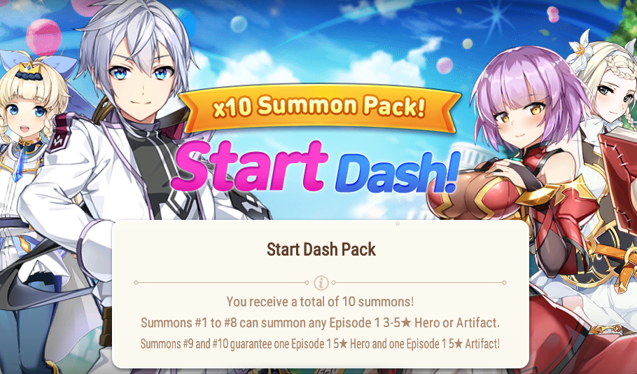 Start Dash Pack and First Skystone Purchase Doubled! Event Reset Notice