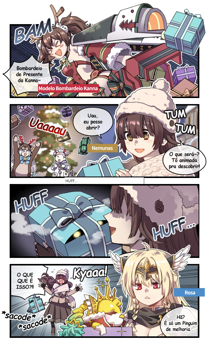 [Epic Toon Oficial do Epic Seven 2ª Temporada] Bombardeio de Presente ...