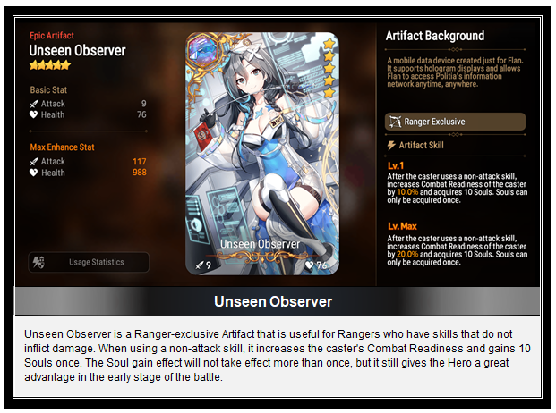 Flan & Unseen Observer Drop Rate Up