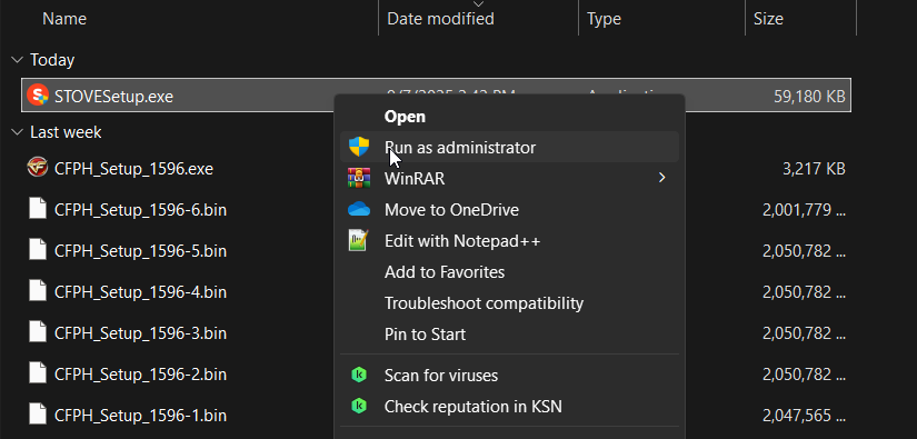 [Guide+Video] Stove and CFPH PC Client Installation