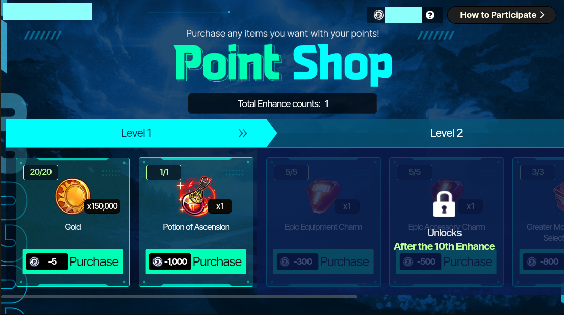 Forge Your Epic Gear Event Season 2
