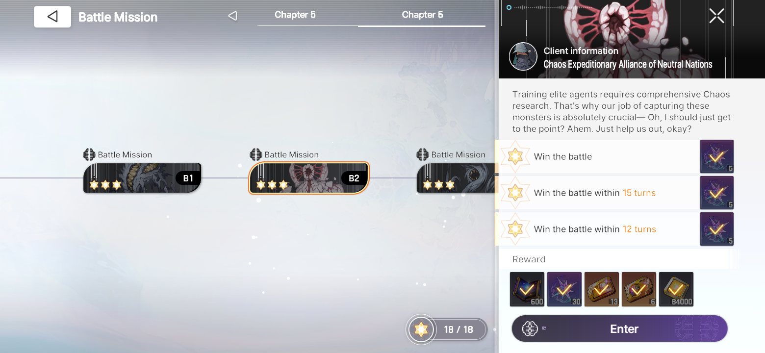 Reward in hard mode chapter 6 have problem