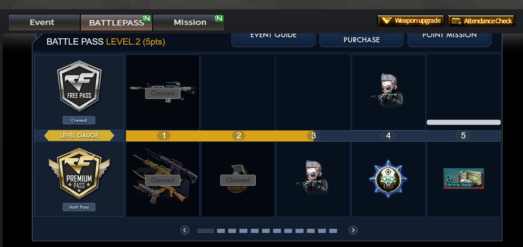 Battle Pass [Half Pass] and Mission Weapon Kill Bug or