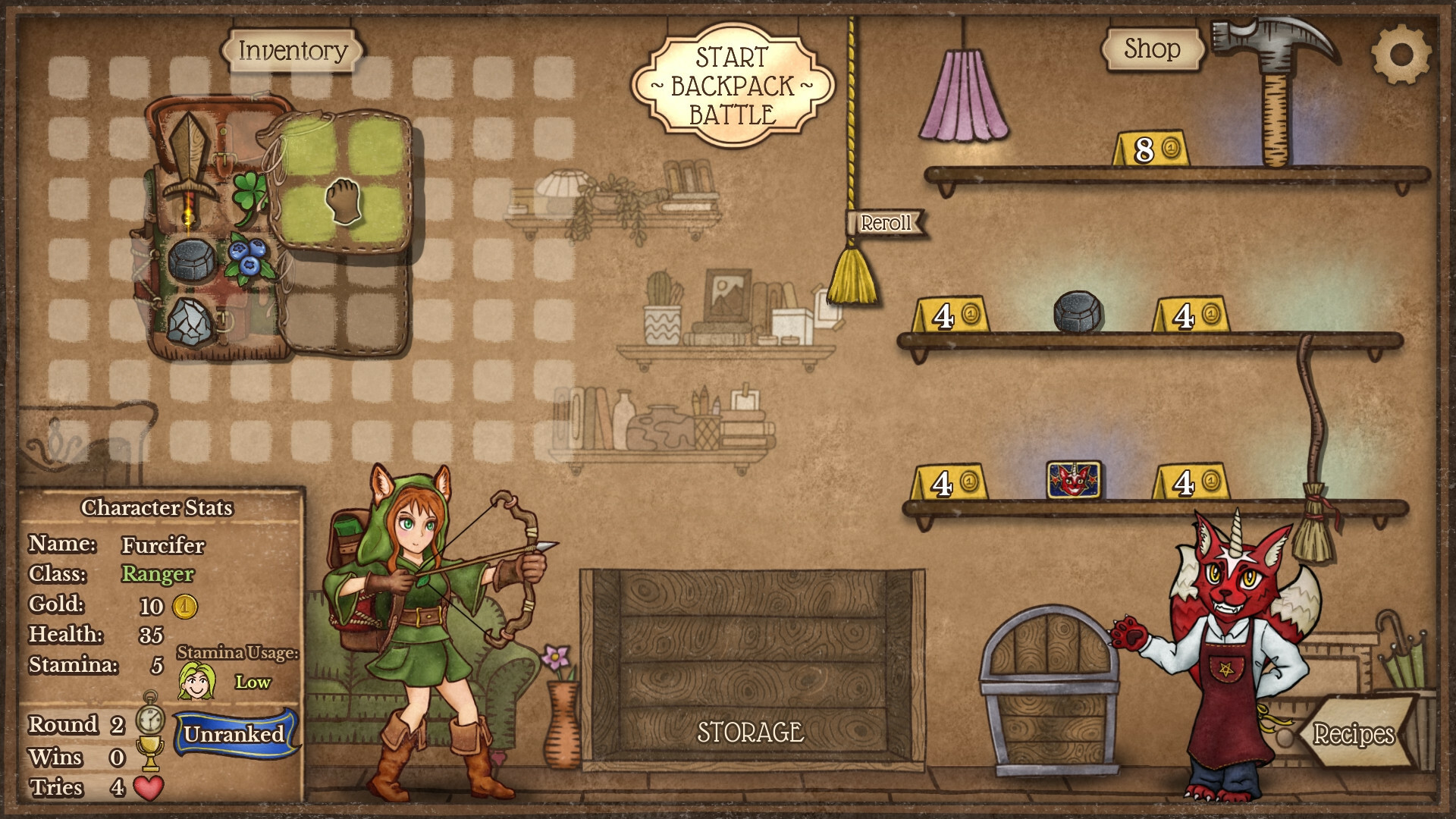 은근한 인기를 끌고 있는 백팩 배틀스 데모