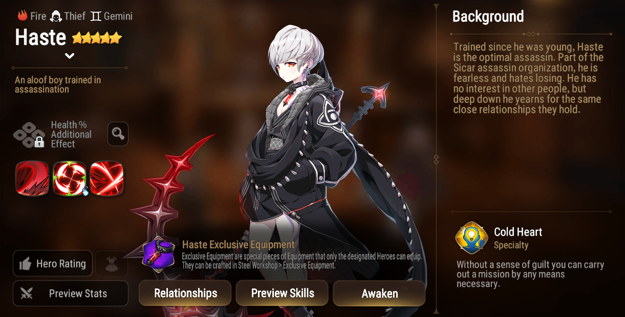 Haste and Rhianna & Luciella Drop Rate Up