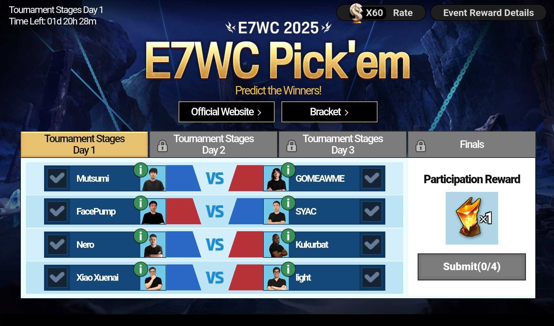 E7WC 2025 Celebration Special Event